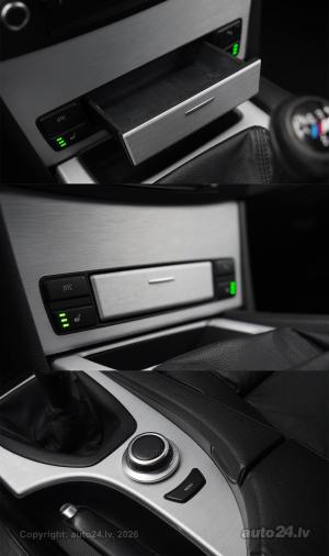 Melns BMW 5 Series 2007 Tartu, ar dzinēja tilpumu 3.00 L un nobraukumu 307 tūkst. km par 6499 €, foto 12 vietnē AUTOMOTO.COM.LV