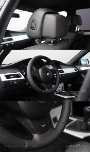 Melns BMW 5 Series 2007 Tartu, ar dzinēja tilpumu 3.00 L un nobraukumu 307 tūkst. km par 6499 €, foto 13 vietnē AUTOMOTO.COM.LV