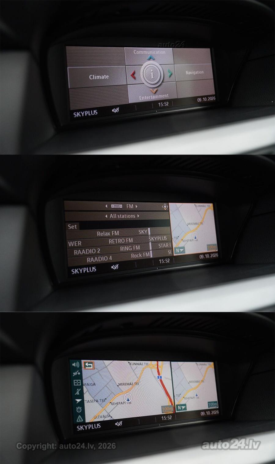 Melns BMW 5 Series 2007 Tartu, ar dzinēja tilpumu 3.00 L un nobraukumu 307 tūkst. km par 6499 €, foto 18 vietnē AUTOMOTO.COM.LV