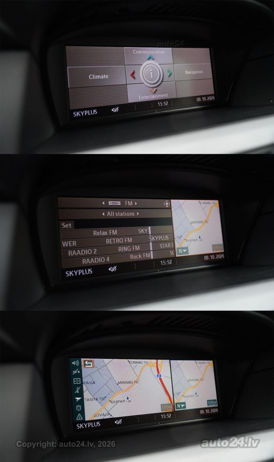 Melns BMW 5 Series 2007 Tartu, ar dzinēja tilpumu 3.00 L un nobraukumu 307 tūkst. km par 6499 €, foto 19 vietnē AUTOMOTO.COM.LV