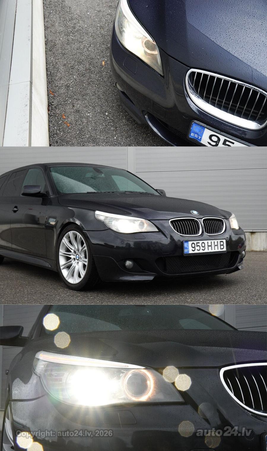 Melns BMW 5 Series 2007 Tartu, ar dzinēja tilpumu 3.00 L un nobraukumu 307 tūkst. km par 6499 €, foto 27 vietnē AUTOMOTO.COM.LV