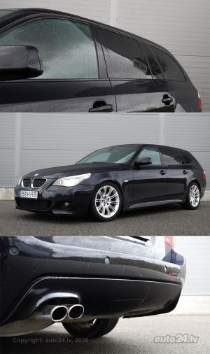 Melns BMW 5 Series 2007 Tartu, ar dzinēja tilpumu 3.00 L un nobraukumu 307 tūkst. km par 6499 €, foto 28 vietnē AUTOMOTO.COM.LV