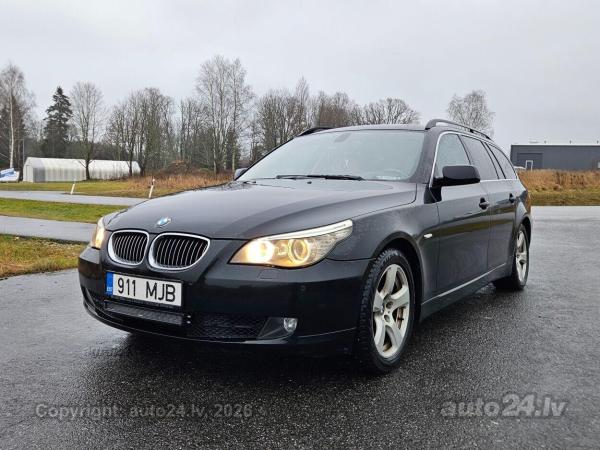 Melns BMW 5 Series 2008 Viljandi, ar dzinēja tilpumu 3.00 L un nobraukumu 447 tūkst. km par 4500 €, foto 1 vietnē AUTOMOTO.COM.LV