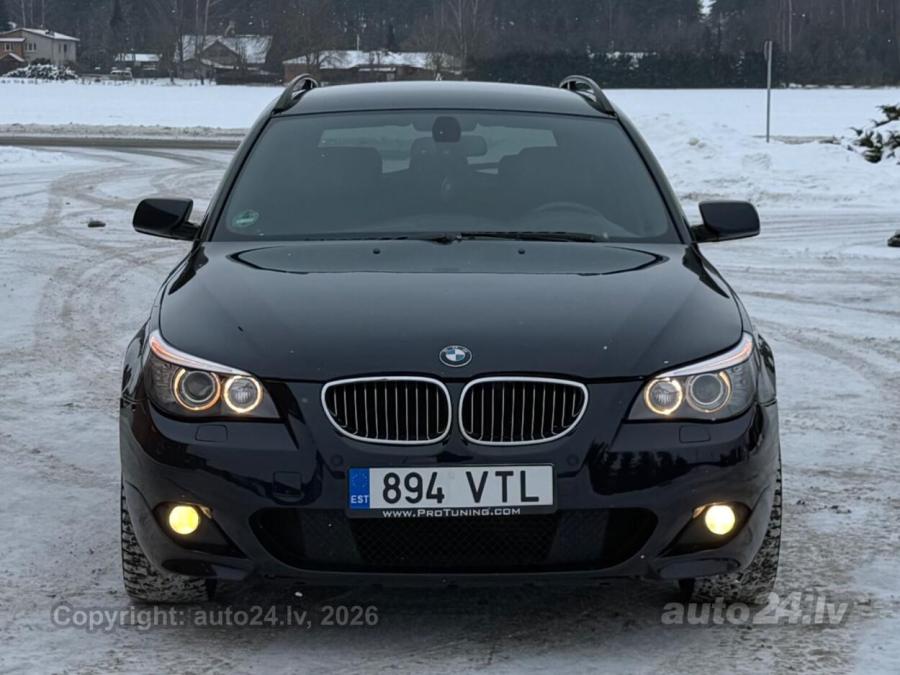 Melns BMW 5 Series 2008 Tallina, ar dzinēja tilpumu 3.00 L un nobraukumu 340 tūkst. km par 5399 €, foto 2 vietnē AUTOMOTO.COM.LV