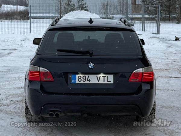 Black BMW 5 Series 2008 in Tallinn, with an engine capacity of 3.00 L and mileage of 340 thousand km for 5399 €, photo 5 on AUTOMOTO.COM.LV