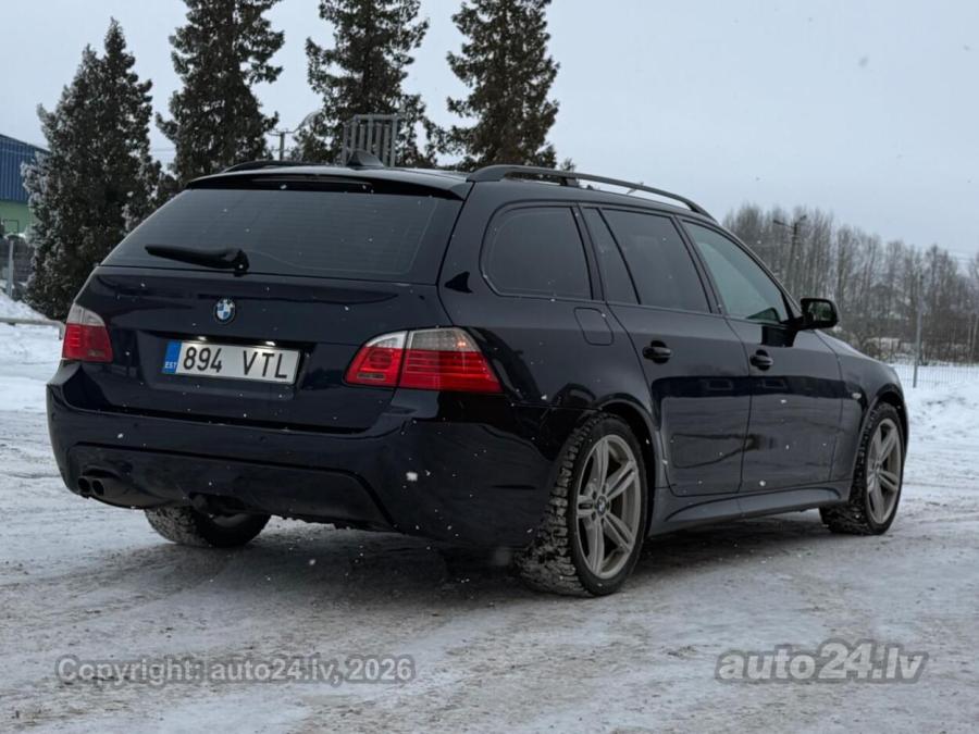 Melns BMW 5 Series 2008 Tallina, ar dzinēja tilpumu 3.00 L un nobraukumu 340 tūkst. km par 5399 €, foto 6 vietnē AUTOMOTO.COM.LV