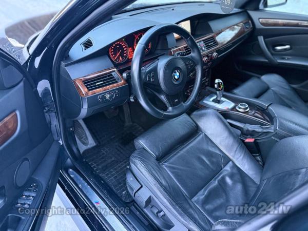 Melns BMW 5 Series 2008 Tartu, ar dzinēja tilpumu 3.00 L un nobraukumu 341 tūkst. km par 5900 €, foto 11 vietnē AUTOMOTO.COM.LV