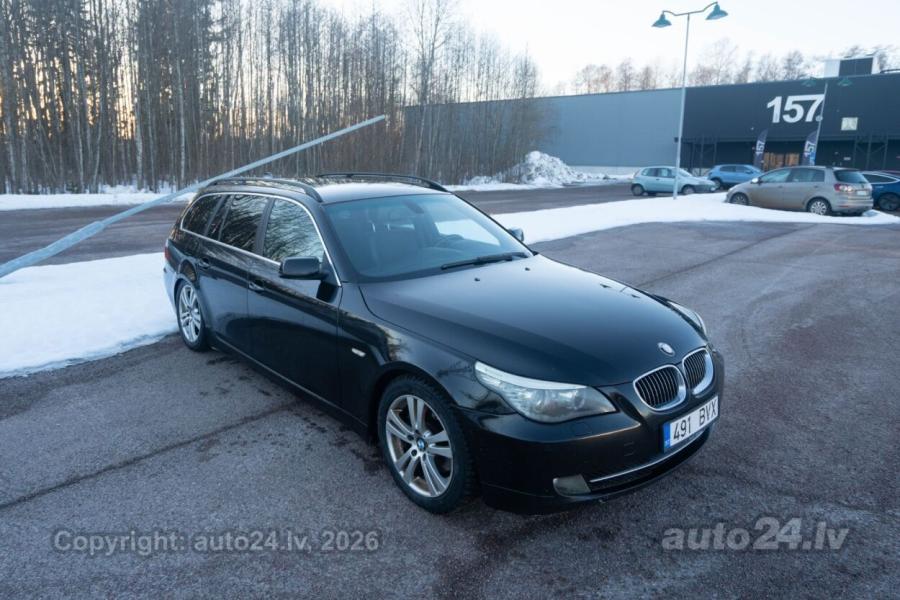 Melns BMW 5 Series 2008 Tallina, ar dzinēja tilpumu 3.00 L un nobraukumu 367 tūkst. km par 4500 €, foto 3 vietnē AUTOMOTO.COM.LV