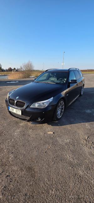 Melns BMW 5 Series 2008 Tallina, ar dzinēja tilpumu 3.00 L un nobraukumu 336 tūkst. km par 6000 €, foto 2 vietnē AUTOMOTO.COM.LV