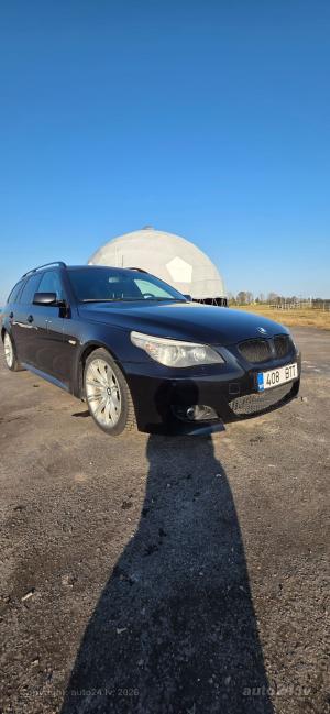 Melns BMW 5 Series 2008 Tallina, ar dzinēja tilpumu 3.00 L un nobraukumu 336 tūkst. km par 6000 €, foto 3 vietnē AUTOMOTO.COM.LV