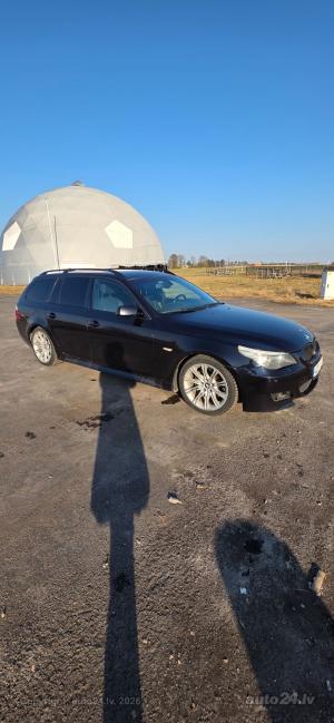 Melns BMW 5 Series 2008 Tallina, ar dzinēja tilpumu 3.00 L un nobraukumu 336 tūkst. km par 6000 €, foto 4 vietnē AUTOMOTO.COM.LV