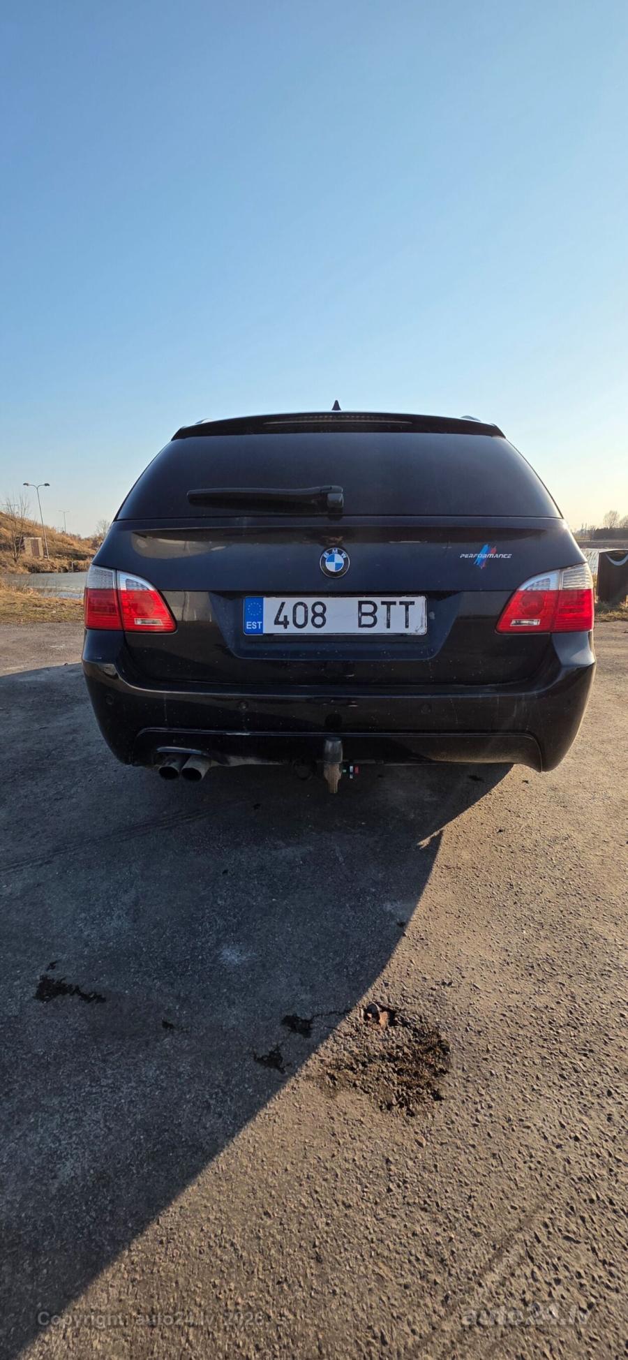 Melns BMW 5 Series 2008 Tallina, ar dzinēja tilpumu 3.00 L un nobraukumu 336 tūkst. km par 6000 €, foto 6 vietnē AUTOMOTO.COM.LV
