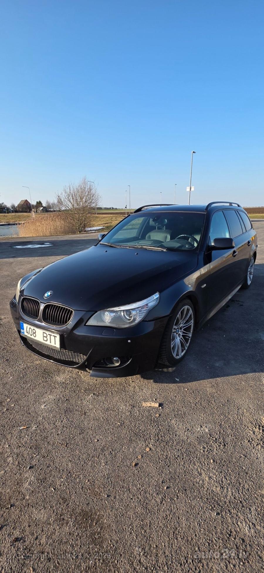 Melns BMW 5 Series 2008 Tallina, ar dzinēja tilpumu 3.00 L un nobraukumu 336 tūkst. km par 6000 €, foto 23 vietnē AUTOMOTO.COM.LV