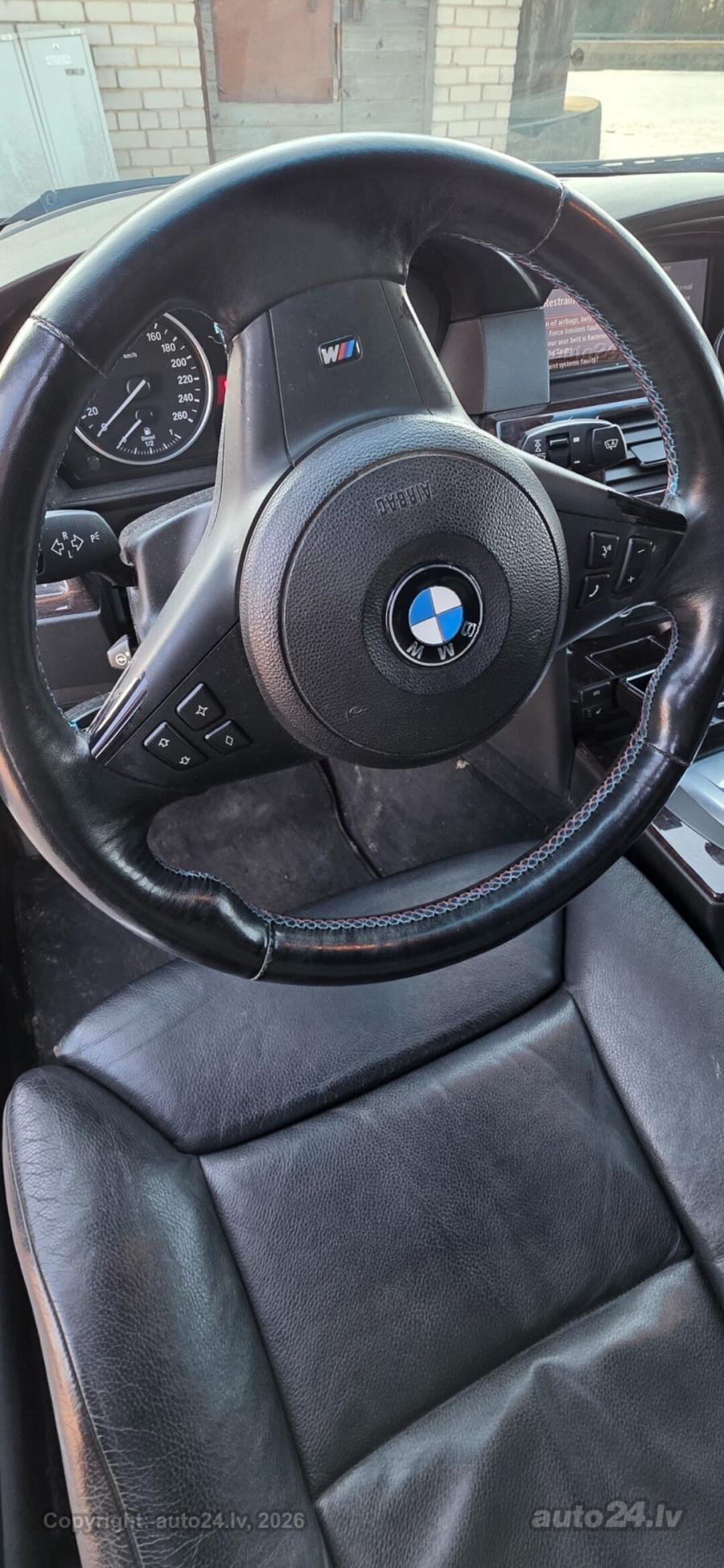 Melns BMW 5 Series 2008 Tallina, ar dzinēja tilpumu 3.00 L un nobraukumu 336 tūkst. km par 6000 €, foto 25 vietnē AUTOMOTO.COM.LV