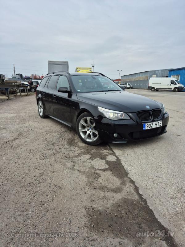 Melns BMW 5 Series 2008 Tartu, ar dzinēja tilpumu 2.50 L un nobraukumu 260 tūkst. km par 5800 €, foto 1 vietnē AUTOMOTO.COM.LV