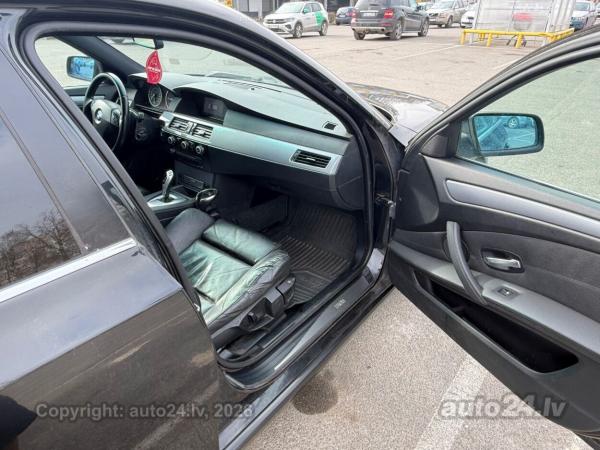 Black BMW 5 Series 2008 in Riga, with an engine capacity of 2.00 L and mileage of 383 thousand km for 4200 €, photo 8 on AUTOMOTO.COM.LV