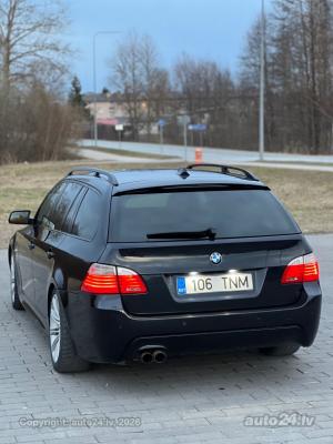 Black BMW 5 Series 2008 in Voru, with an engine capacity of 3.00 L and mileage of 443 thousand km for 6400 €, photo 5 on AUTOMOTO.COM.LV