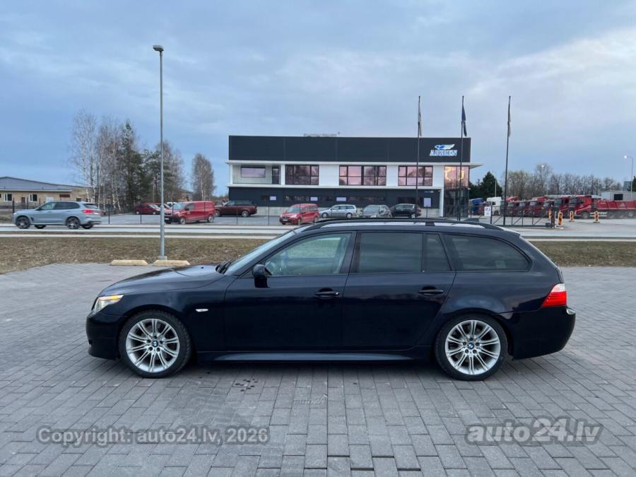 Black BMW 5 Series 2008 in Voru, with an engine capacity of 3.00 L and mileage of 443 thousand km for 6400 €, photo 11 on AUTOMOTO.COM.LV
