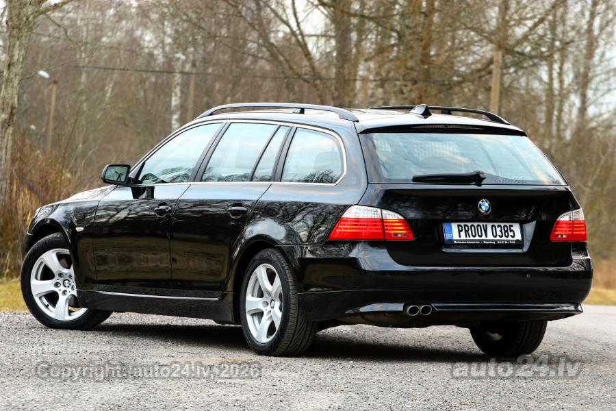 Melns BMW 5 Series 2008 Viljandi, ar dzinēja tilpumu 3.00 L un nobraukumu 362 tūkst. km par 5890 €, foto 4 vietnē AUTOMOTO.COM.LV