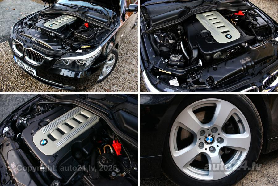 Melns BMW 5 Series 2008 Viljandi, ar dzinēja tilpumu 3.00 L un nobraukumu 362 tūkst. km par 5890 €, foto 6 vietnē AUTOMOTO.COM.LV