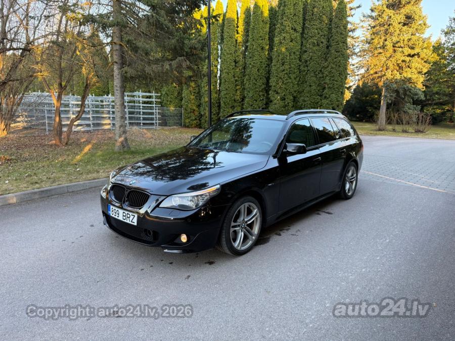 Melns BMW 5 Series 2008 Tartu, ar dzinēja tilpumu 3.00 L un nobraukumu 433 tūkst. km par 5200 €, foto 1 vietnē AUTOMOTO.COM.LV