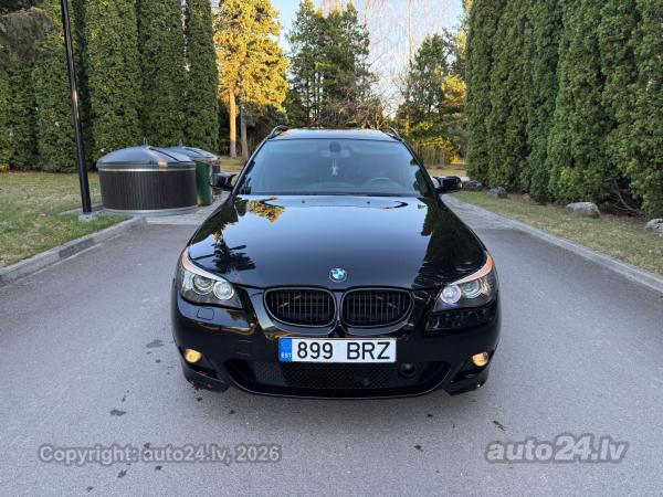 Black BMW 5 Series 2008 in Tartu, with an engine capacity of 3.00 L and mileage of 433 thousand km for 5200 €, photo 10 on AUTOMOTO.COM.LV