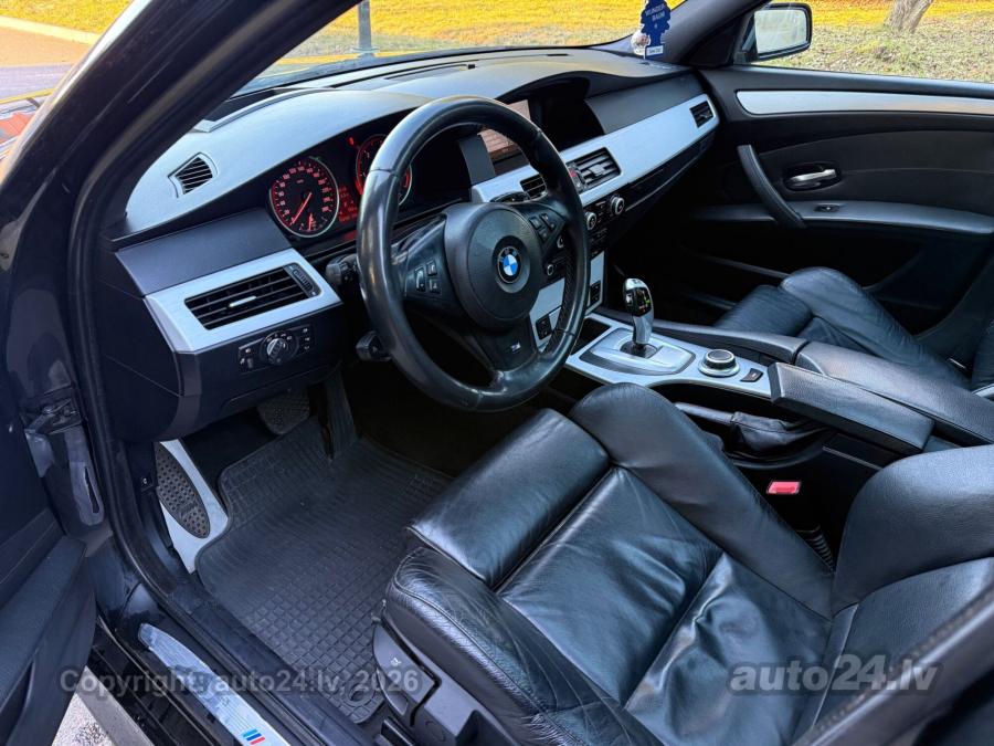 Melns BMW 5 Series 2008 Tartu, ar dzinēja tilpumu 3.00 L un nobraukumu 433 tūkst. km par 5200 €, foto 14 vietnē AUTOMOTO.COM.LV