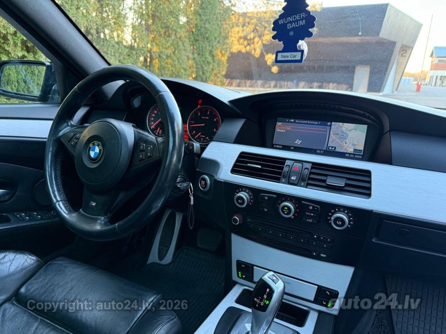 Melns BMW 5 Series 2008 Tartu, ar dzinēja tilpumu 3.00 L un nobraukumu 433 tūkst. km par 5200 €, foto 22 vietnē AUTOMOTO.COM.LV