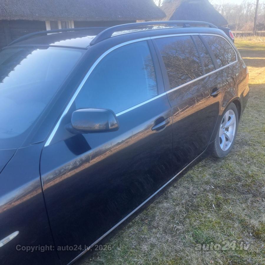 Black BMW 5 Series 2008 in Tallinn, with an engine capacity of 2.50 L and mileage of 265 thousand km for 4500 €, photo 4 on AUTOMOTO.COM.LV