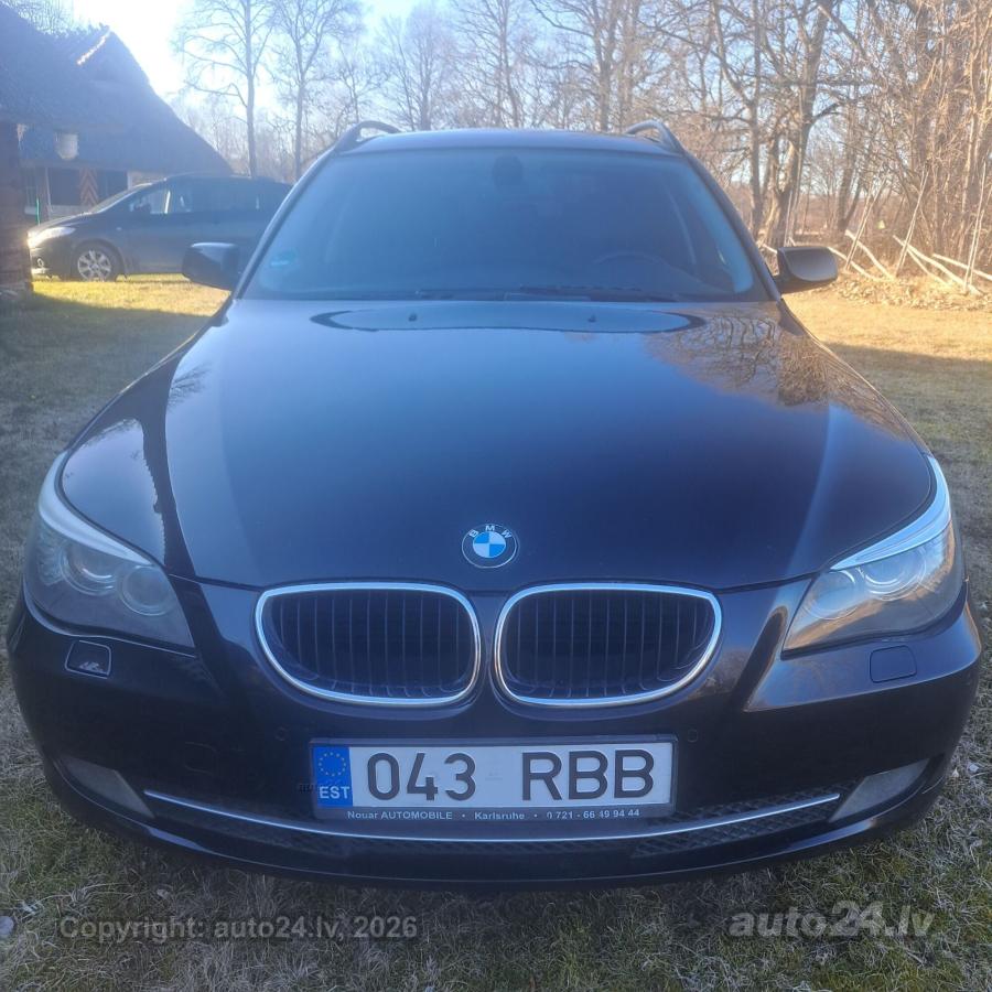 Black BMW 5 Series 2008 in Tallinn, with an engine capacity of 2.50 L and mileage of 265 thousand km for 4500 €, photo 5 on AUTOMOTO.COM.LV