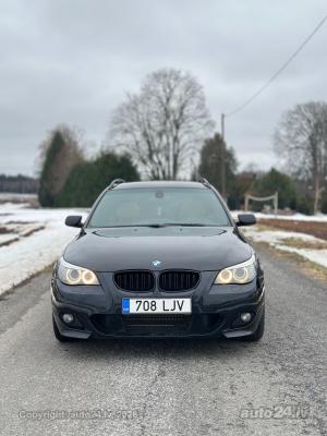 Black BMW 5 Series 2008 in Tallinn, with an engine capacity of 3.00 L and mileage of 250 thousand km for 8500 €, photo  on AUTOMOTO.COM.LV