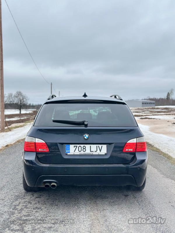 Black BMW 5 Series 2008 in Tallinn, with an engine capacity of 3.00 L and mileage of 250 thousand km for 8500 €, photo 2 on AUTOMOTO.COM.LV