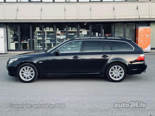 Melns BMW 5 Series 2008 Tallina, ar dzinēja tilpumu 3.00 L un nobraukumu 399 tūkst. km par 3990 €, foto 4 vietnē AUTOMOTO.COM.LV