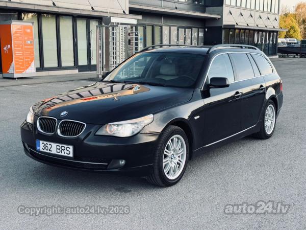 Melns BMW 5 Series 2008 Tallina, ar dzinēja tilpumu 3.00 L un nobraukumu 399 tūkst. km par 3990 €, foto 5 vietnē AUTOMOTO.COM.LV