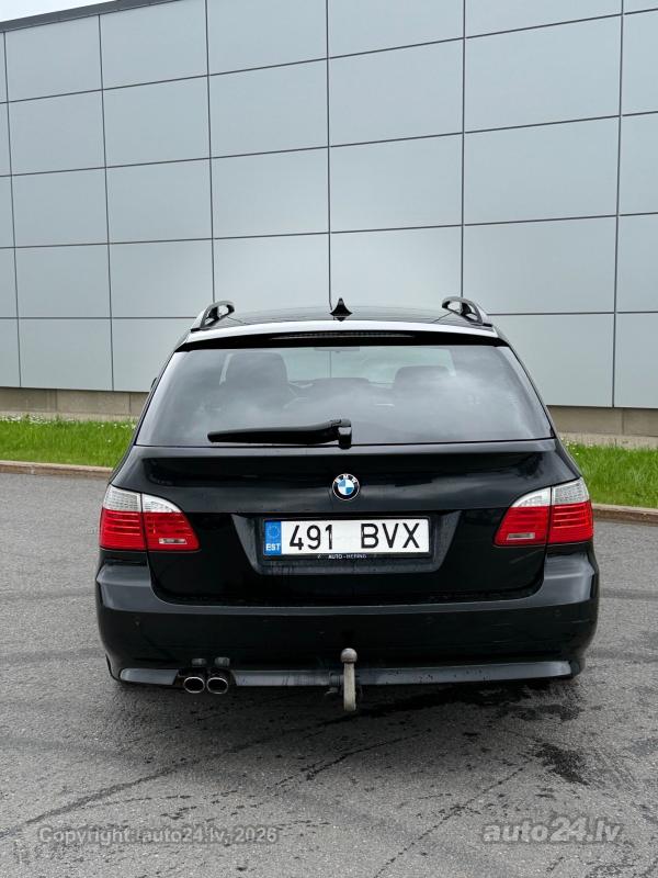 Black BMW 5 Series 2008 in Tartu, with an engine capacity of 3.00 L and mileage of 360 thousand km for 4300 €, photo 5 on AUTOMOTO.COM.LV