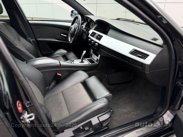 Black BMW 5 Series 2008 in Tartu, with an engine capacity of 3.00 L and mileage of 360 thousand km for 4300 €, photo 8 on AUTOMOTO.COM.LV