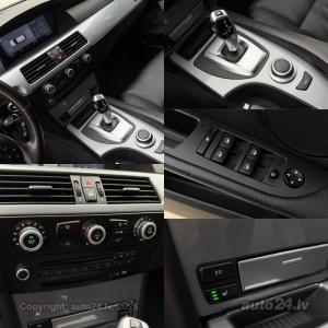 Black BMW 5 Series 2008 in Viljandi, with an engine capacity of 3.00 L and mileage of 355 thousand km for 5990 €, photo 13 on AUTOMOTO.COM.LV