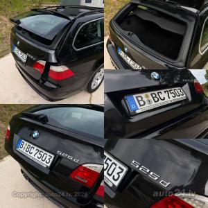 Black BMW 5 Series 2008 in Viljandi, with an engine capacity of 3.00 L and mileage of 355 thousand km for 5990 €, photo 22 on AUTOMOTO.COM.LV