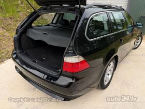 Black BMW 5 Series 2008 in Viljandi, with an engine capacity of 3.00 L and mileage of 355 thousand km for 5990 €, photo 25 on AUTOMOTO.COM.LV