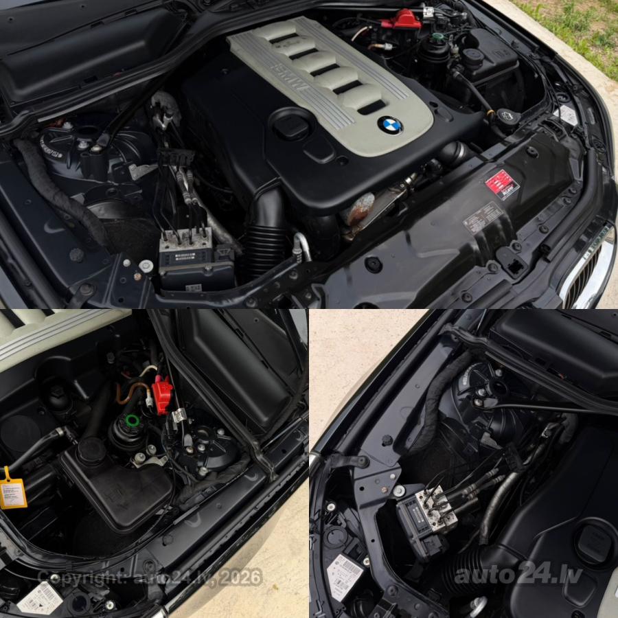 Black BMW 5 Series 2008 in Viljandi, with an engine capacity of 3.00 L and mileage of 355 thousand km for 5990 €, photo 26 on AUTOMOTO.COM.LV