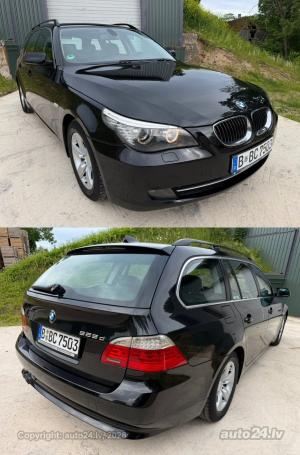Black BMW 5 Series 2008 in Viljandi, with an engine capacity of 3.00 L and mileage of 355 thousand km for 5990 €, photo 30 on AUTOMOTO.COM.LV