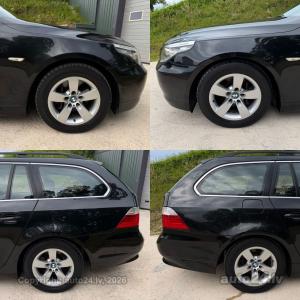 Black BMW 5 Series 2008 in Viljandi, with an engine capacity of 3.00 L and mileage of 355 thousand km for 5990 €, photo 31 on AUTOMOTO.COM.LV