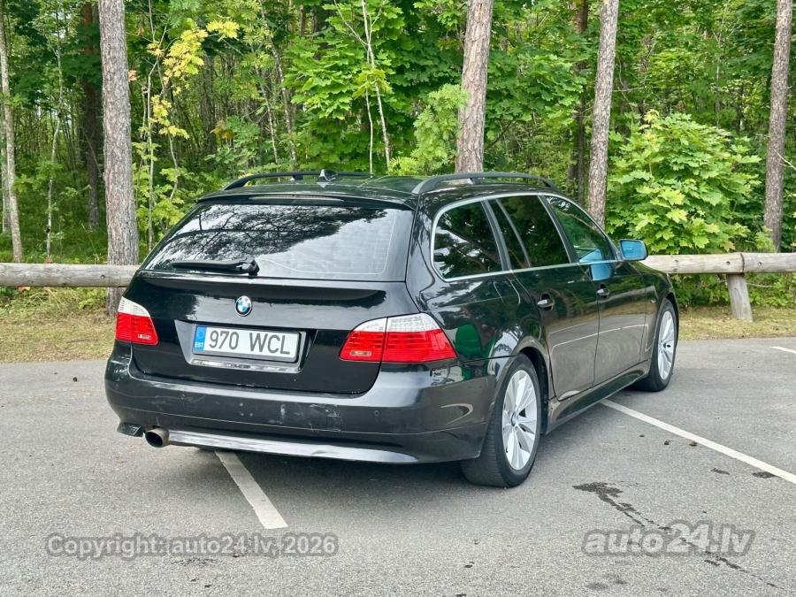 Черный БМВ 5 Серия 2008 в Таллин, объемом двигателя 2.00 л и пробегом 0 тыс. км за 4200 €, фото 5 на AUTOMOTO.COM.LV