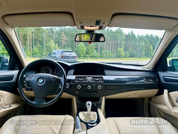 Black BMW 5 Series 2008 in Tallinn, with an engine capacity of 2.00 L and mileage of 0 thousand km for 4200 €, photo 5 on AUTOMOTO.COM.LV