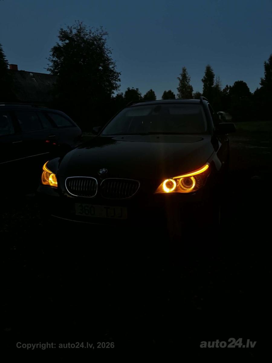 Черный БМВ 5 Серия 2008 в Таллин, объемом двигателя 3.00 л и пробегом 0 тыс. км за 6900 €, фото 9 на AUTOMOTO.COM.LV