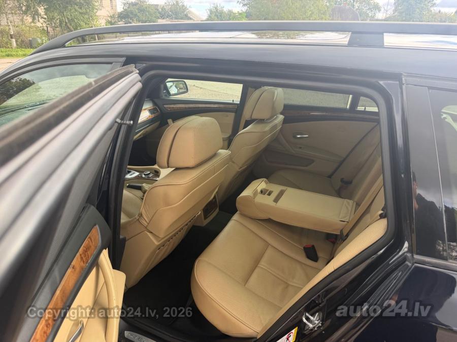 Melns BMW 5 Series 2008 Tallina, ar dzinēja tilpumu 3.00 L un nobraukumu 354 tūkst. km par 7890 €, foto 7 vietnē AUTOMOTO.COM.LV