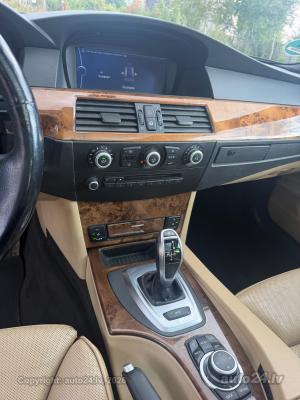 Melns BMW 5 Series 2008 Tallina, ar dzinēja tilpumu 3.00 L un nobraukumu 354 tūkst. km par 7890 €, foto 12 vietnē AUTOMOTO.COM.LV