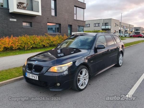 Black BMW 5 Series 2008 in Tartu, with an engine capacity of 3.00 L and mileage of 399 thousand km for 4600 €, photo 3 on AUTOMOTO.COM.LV