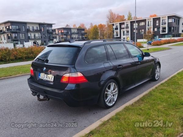 Black BMW 5 Series 2008 in Tartu, with an engine capacity of 3.00 L and mileage of 399 thousand km for 4600 €, photo 5 on AUTOMOTO.COM.LV