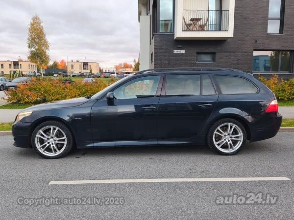 Black BMW 5 Series 2008 in Tartu, with an engine capacity of 3.00 L and mileage of 399 thousand km for 4600 €, photo 6 on AUTOMOTO.COM.LV
